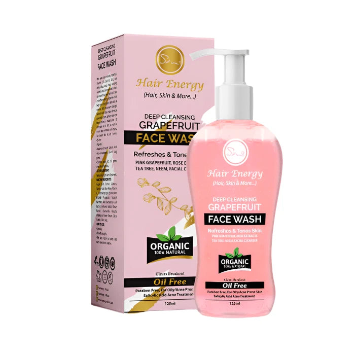 Deep Cleansing Grapefruit Face Wash (For Oily Skin, Acne, Blackheads ...